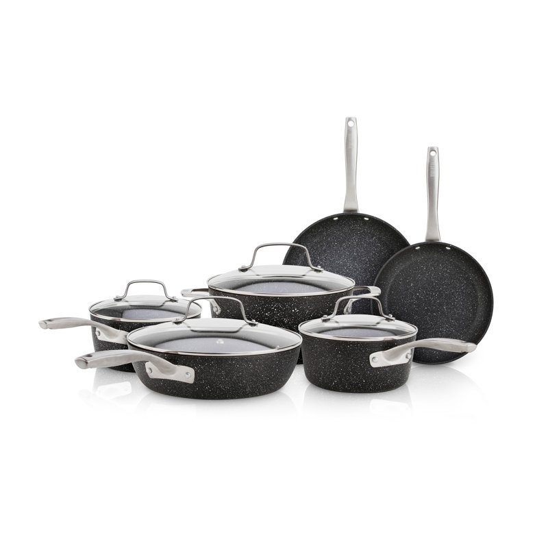 Bialetti 10 - Piece Non-Stick Aluminum Cookware Set | Wayfair