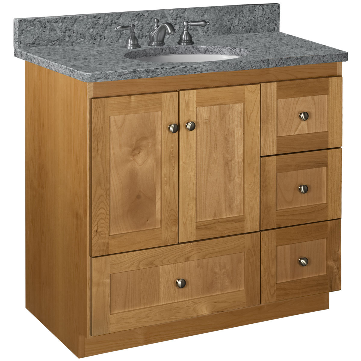 Strasser Woodenworks Simplicity 36" Bathroom Vanity NO TOP Finish ...