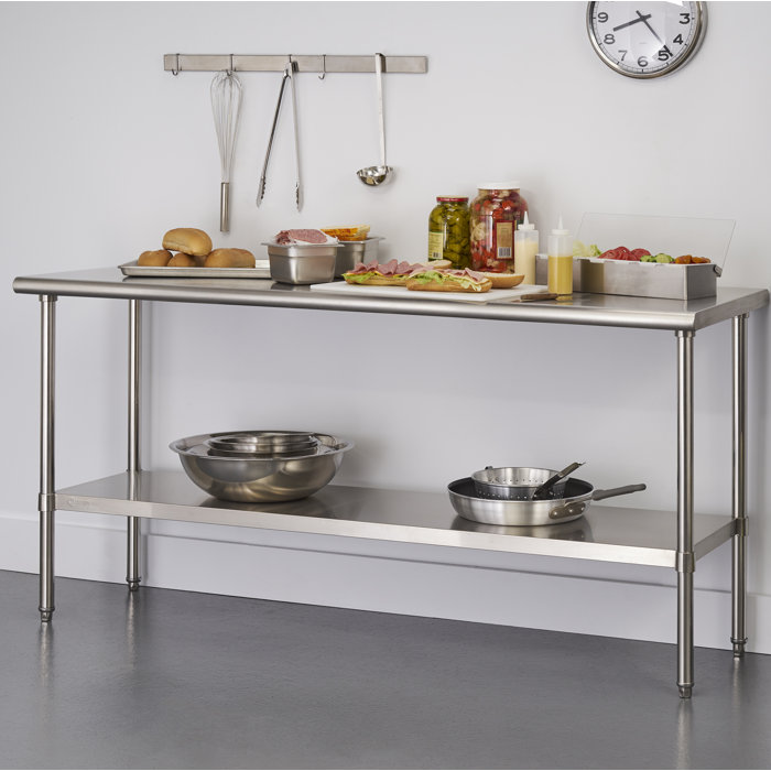 Symple Stuff Christiano Metal Prep Table | Wayfair