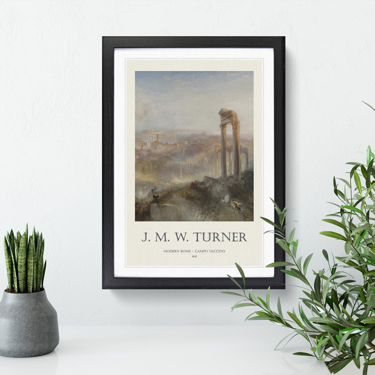 East Urban Home Modern Rome Campo Vaccino by Joseph-Mallord William ...