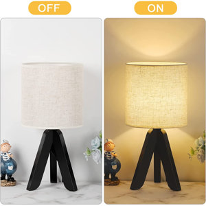 George Oliver Graycee Wood Tripod Lamp | Wayfair