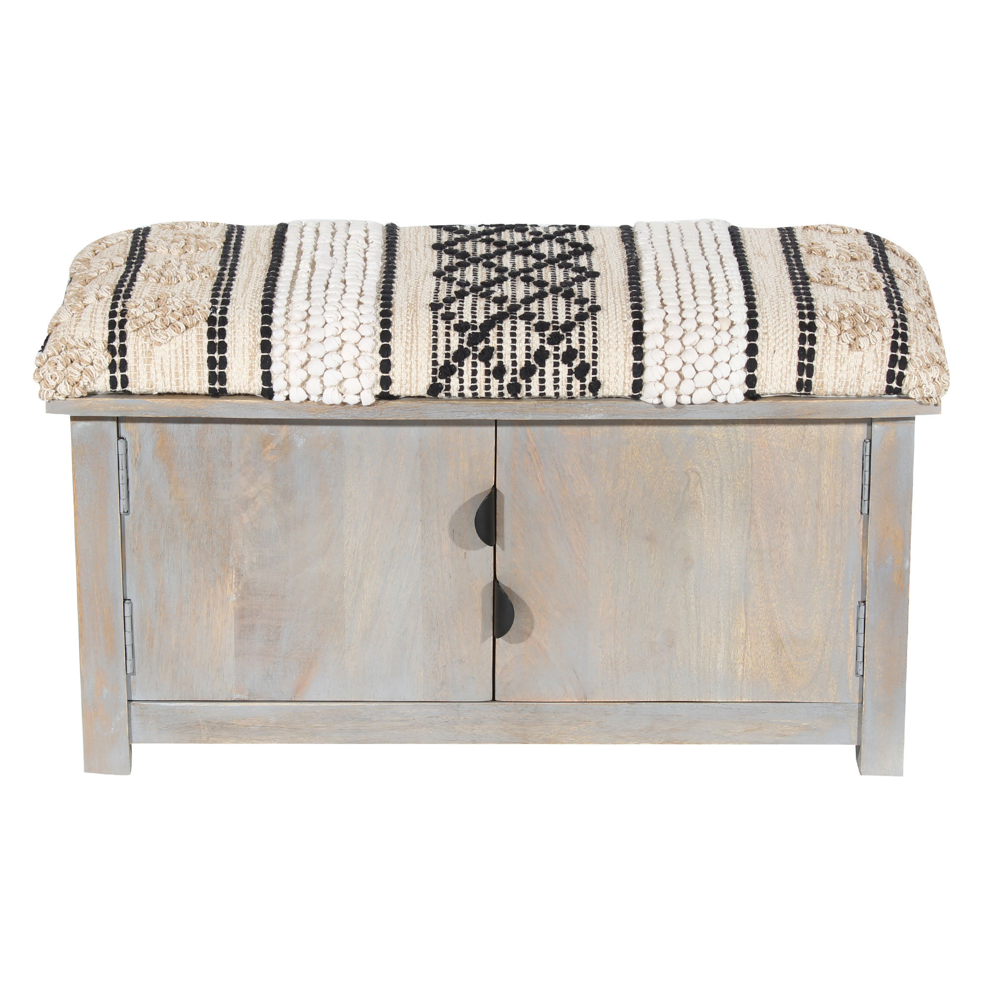 Dakota Fields Burcin Upholstered Cabinet Storage Bench | Wayfair