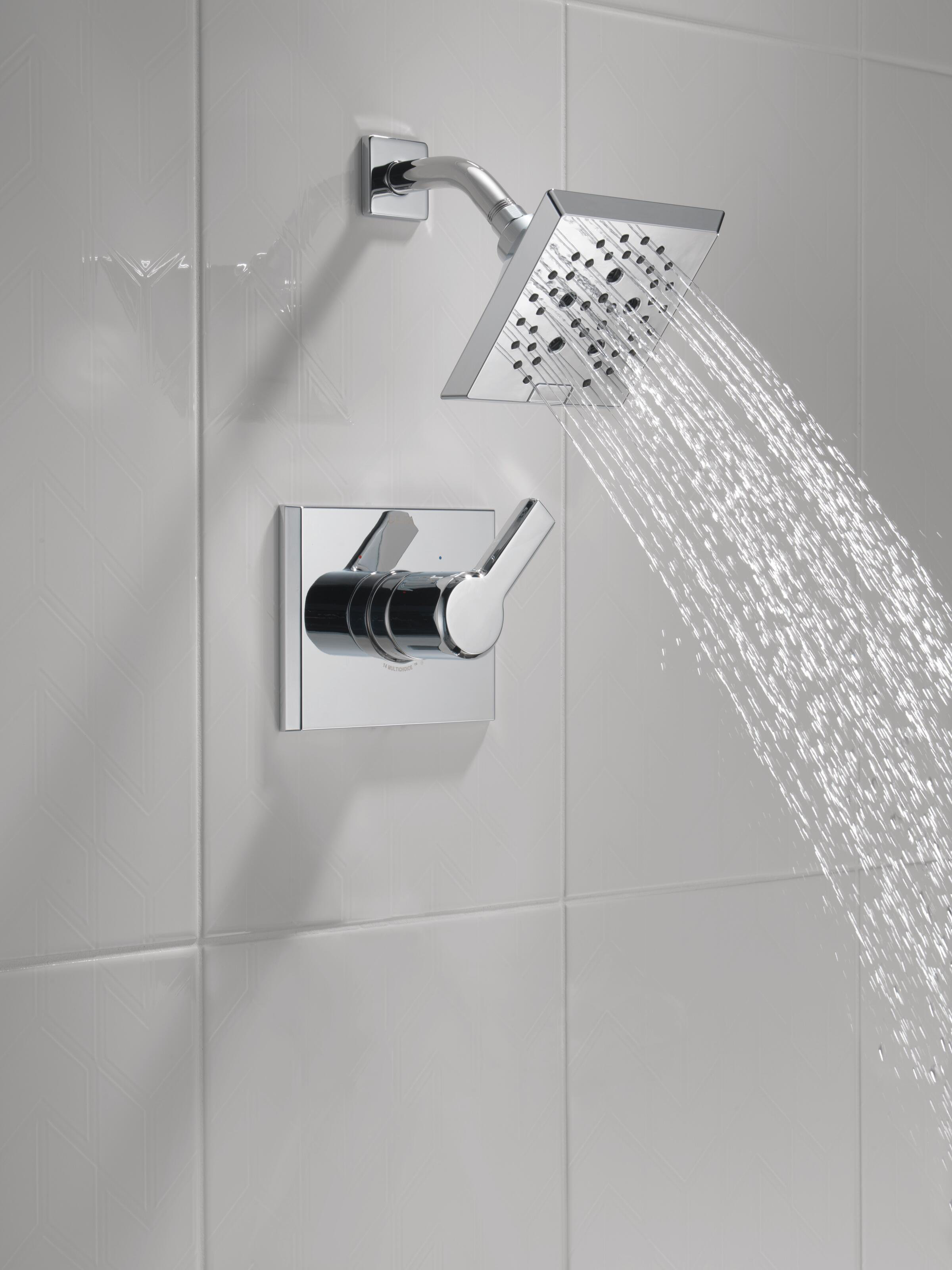 Delta Pivotal Shower Faucet with H2Okinetic Technology & Reviews | Wayfair