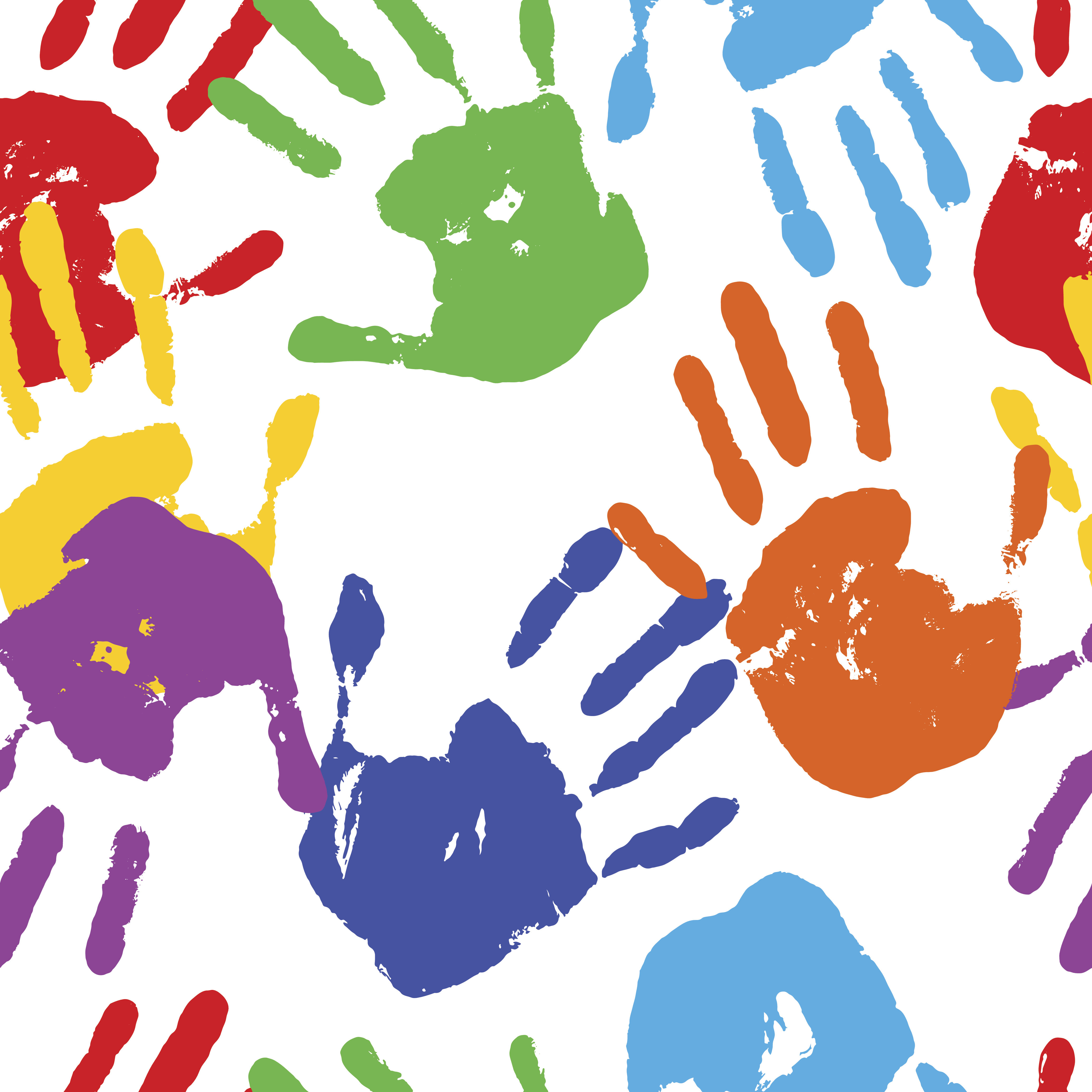 Wildon Home® Hand Imprints. On Canvas by Mirinae Graphic Art | Wayfair