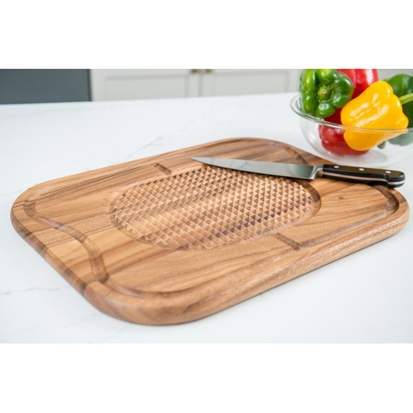 Lipper International Acacia Wood Cutting Board & Reviews | Wayfair