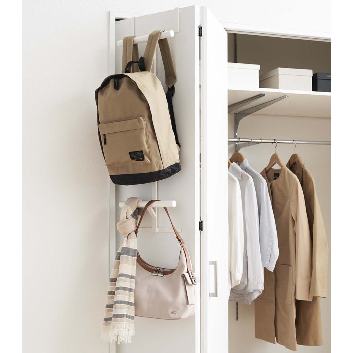 Yamazaki USA Yamazaki Home Kids' Backpack Over The Door Hanger, Two ...