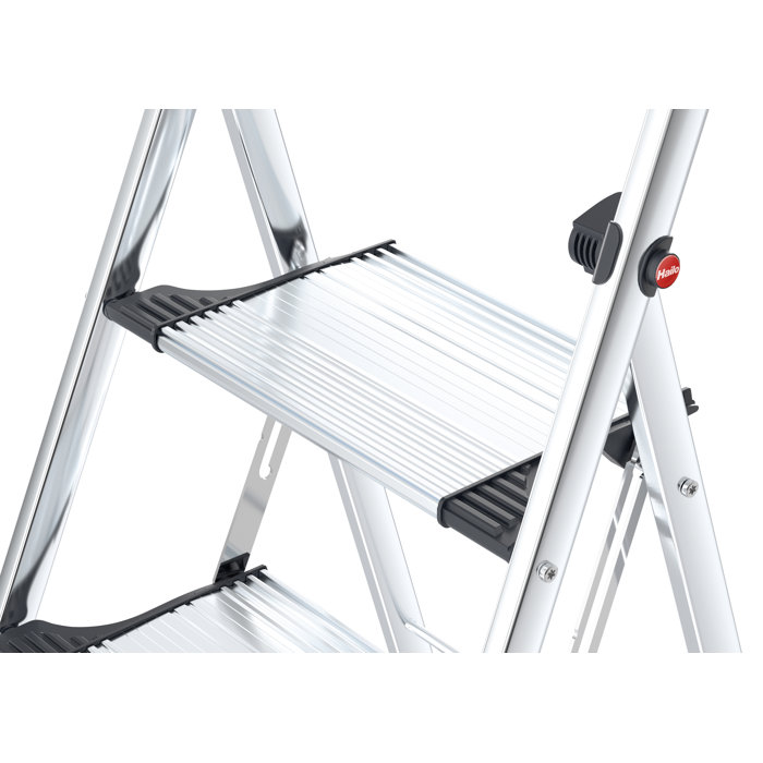 Hailo USA Inc. 2-Step Aluminum Comfort Step Stool & Reviews | Wayfair