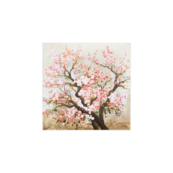 Rosalind Wheeler Hanami - Wrapped Canvas Painting | Wayfair.co.uk