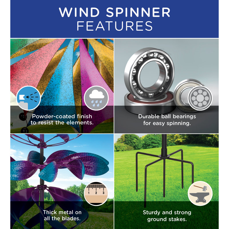 Regal Art & Gift Vertical Wind Spinner - Twister | Wayfair