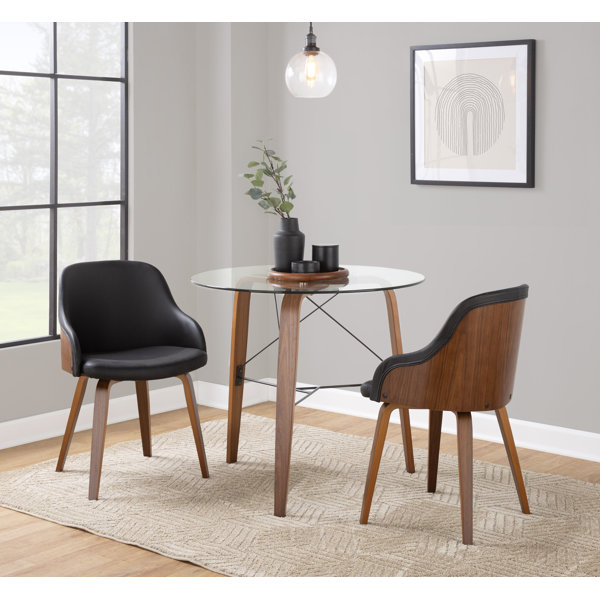 Corrigan Studio® Trilogy Mid-century Modern Round Dinette Table In ...