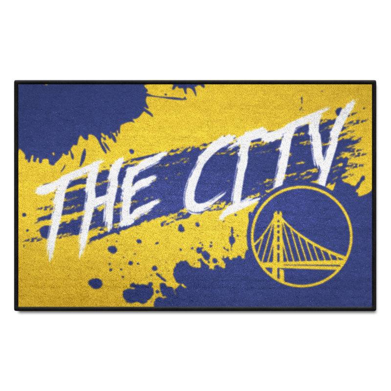FANMATS Golden State Warriors Slogan Starter Mat Accent Rug | Wayfair