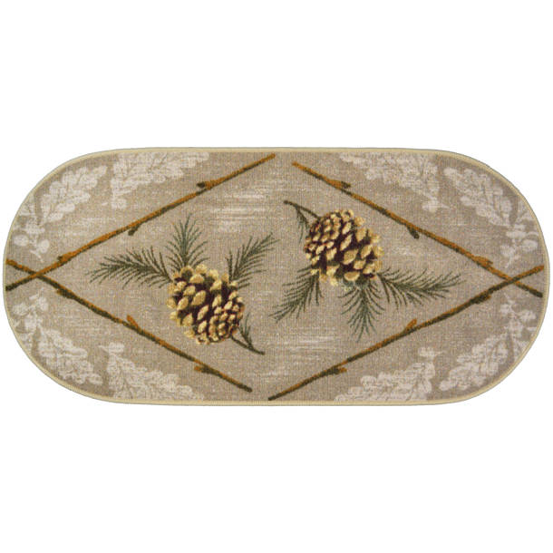 Loon Peak® Costa Welcome to the Cabin Kitchen Mat & Reviews | Wayfair