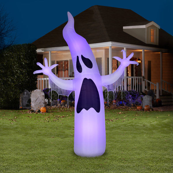 Gemmy Industries Lightshow Shortcircuit Ghoul Ghost Giant Inflatable ...