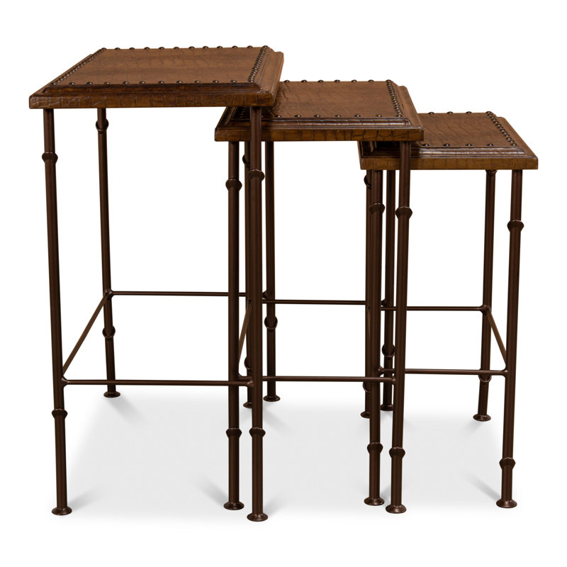 Sarreid Ltd Croc Nesting End Table & Reviews | Perigold