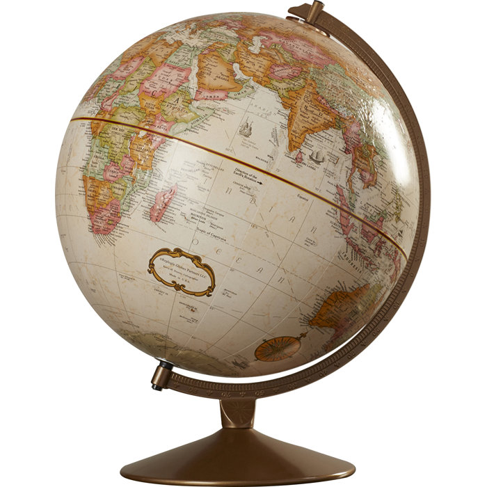 Red Barrel Studio® 12'' Traditional Globe & Reviews | Wayfair