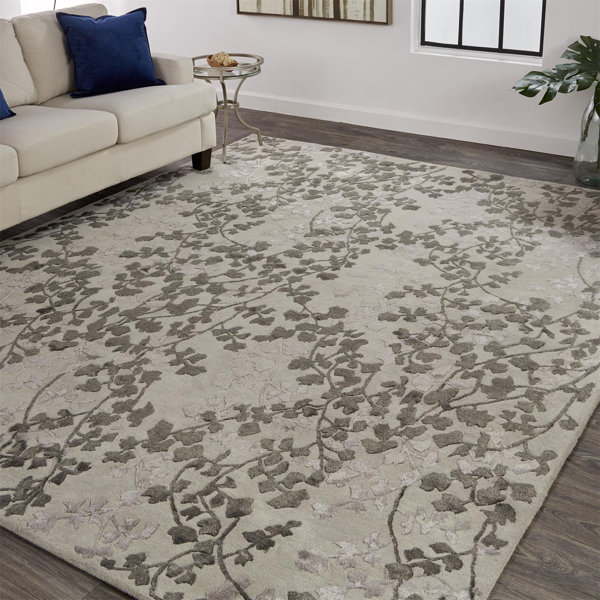 Red Barrel Studio® Handmade Fog Gray Rug | Wayfair