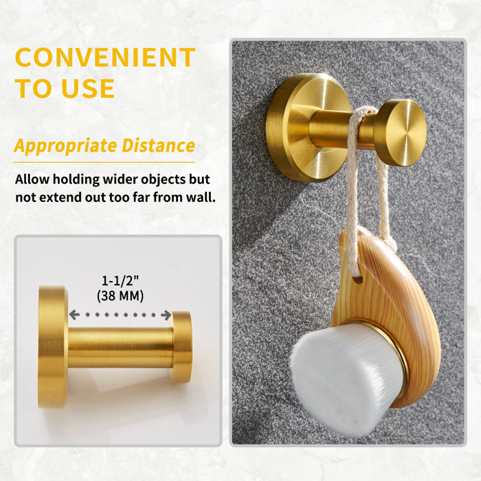 AngleSimple 4 - Piece Bathroom Hardware Set & Reviews | Wayfair