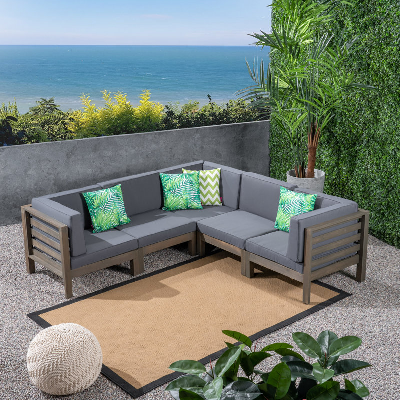 AllModern 30.25'' Wide Outdoor Symmetrical Patio Sectional with ...