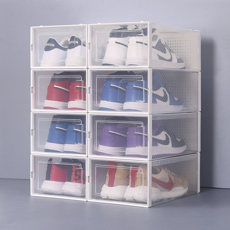 Rebrilliant Foldable Shoe Storage Box in Home & Reviews | Wayfair