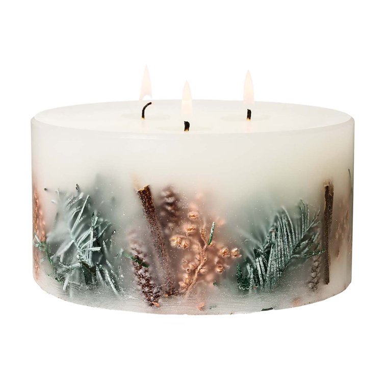 Stoneglow Candles Seasonal Juniper Berry Cedar Scented Pillar Candle ...