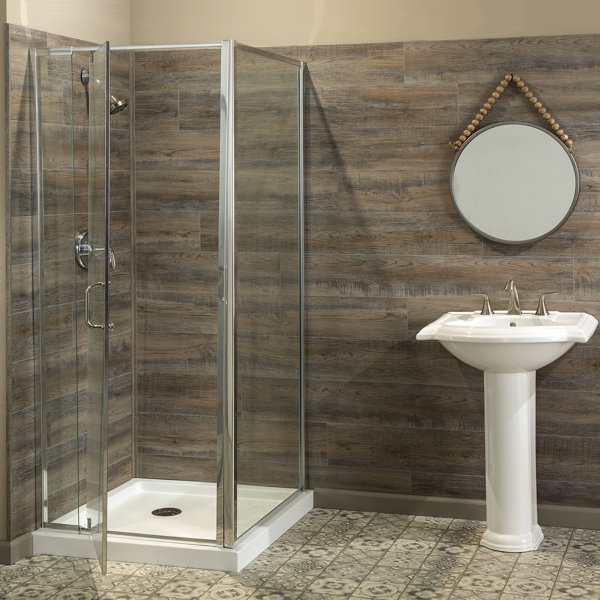 Palisade Plank Tile Shower and Tub Surround Kit | Wayfair