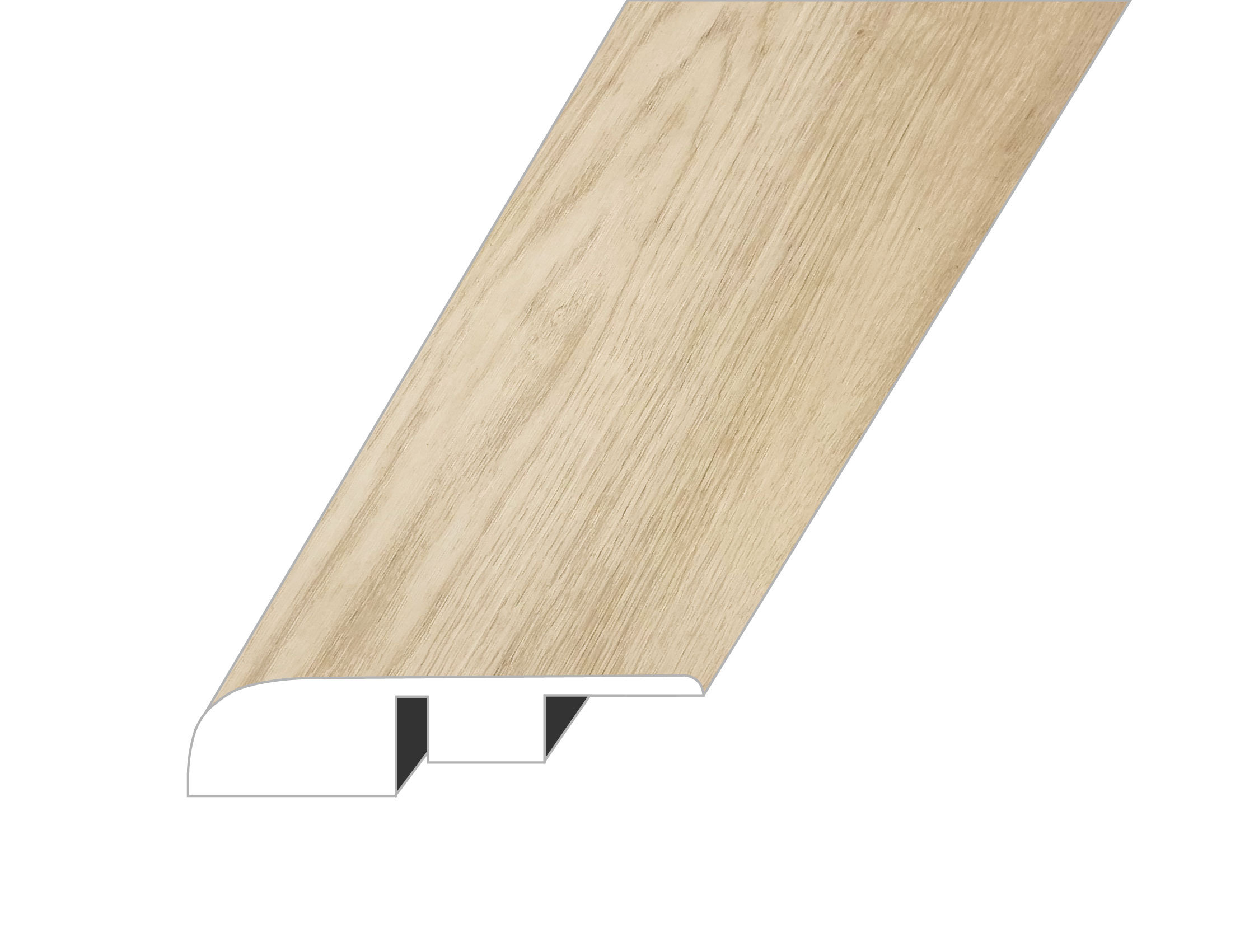 Montserrat Vinyl 0.5" Thick 1.8" Wide 94.5" Length Threshold / End Cap ...