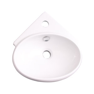 Barclay Fowler Vitreous China 15" Wall Mount Bathroom Sink with ...