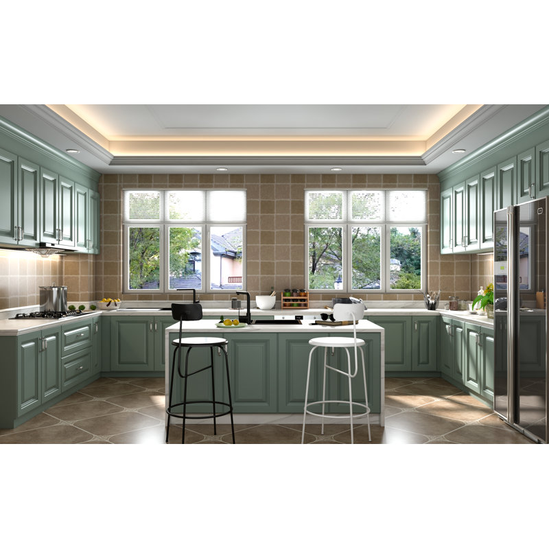 MEJE 30.75'' L Drop-In Double Bowl Stainless Steel Kitchen Sink | Wayfair