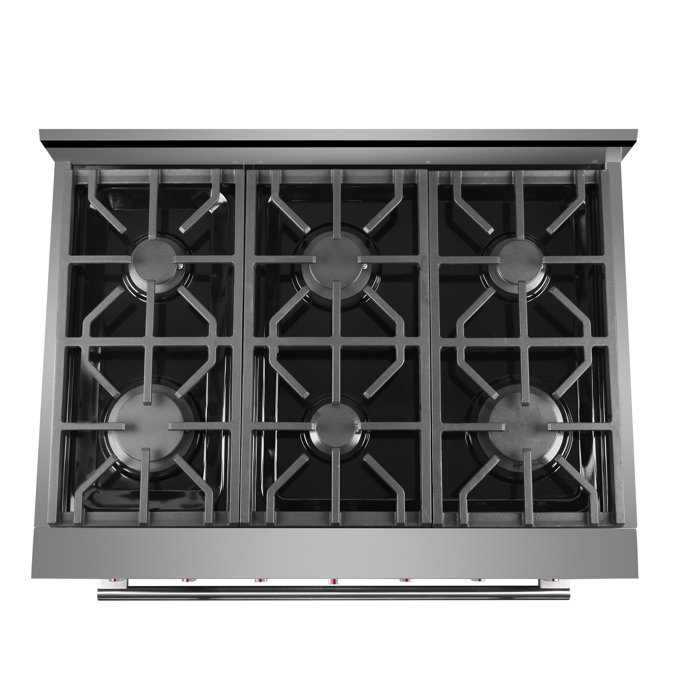 NXR Professional Ranges 36" 5.5 Cubic Feet Gas Freestanding Convection ...