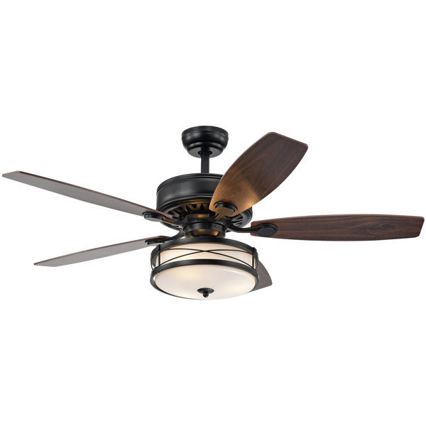 Canora Grey Ulrey Ceiling Fan with Light Kit | Wayfair