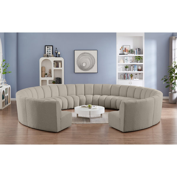 Meridian Furniture USA Infinity 11 - Piece Upholstered Sectional ...