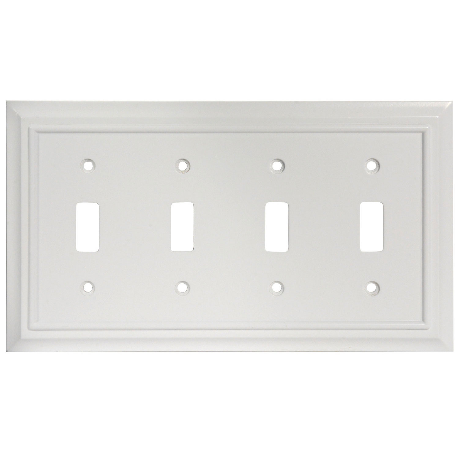 CKP Classic 4-Gang Toggle Light Switch Wall Plate | Wayfair