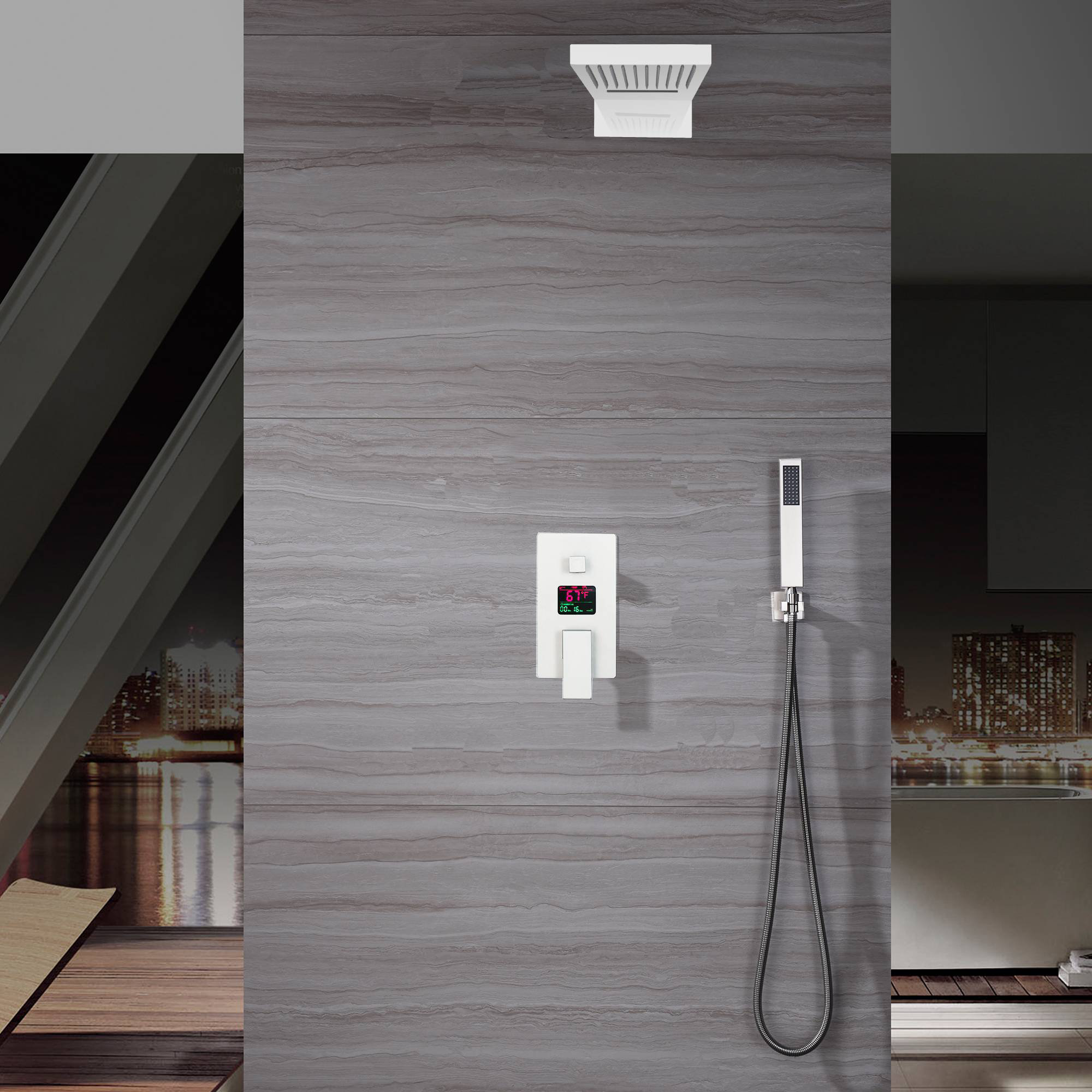 Wonderland America Shower Head with Rough-in Valve | Wayfair