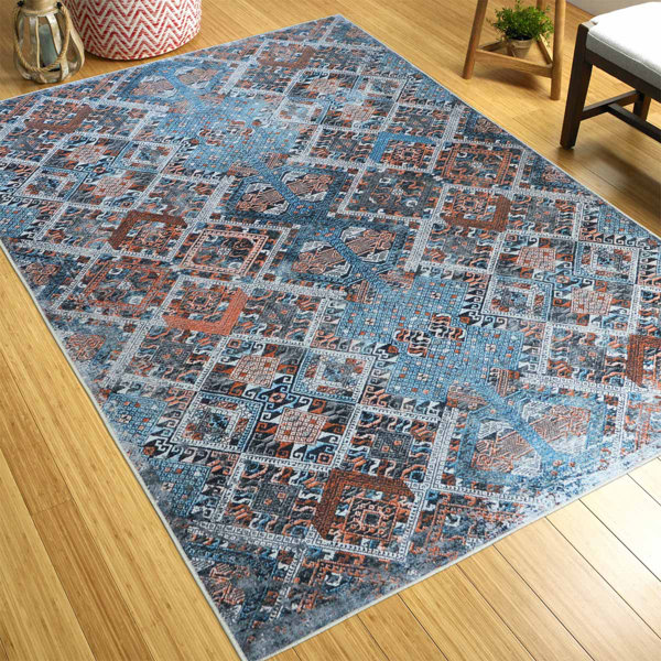 Latitude Vive Antistain Rug Carpet 1319 MULTI Cm.60X120 | Wayfair.co.uk