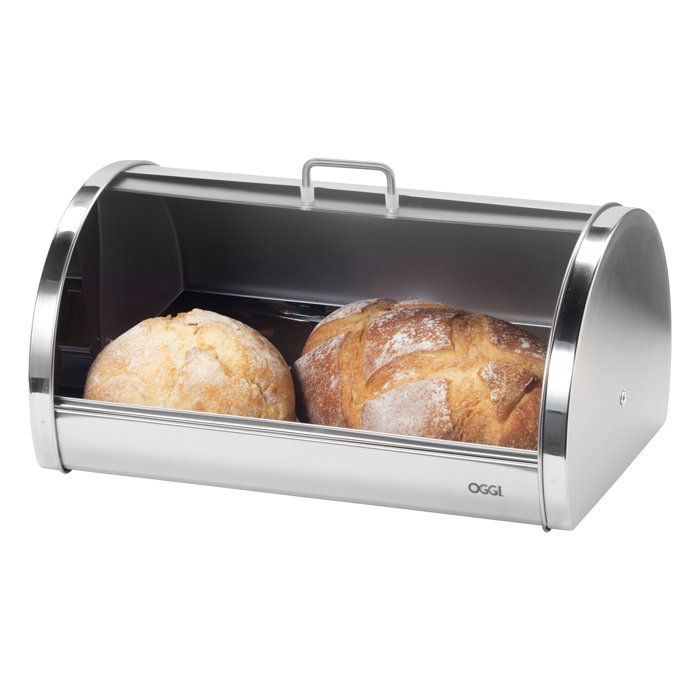 OGGI Neat Bread Box with Frosted Lid | Wayfair