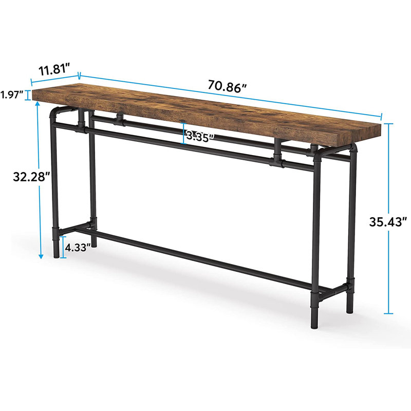 17 Stories Shanjida 70.9'' Console Table & Reviews | Wayfair