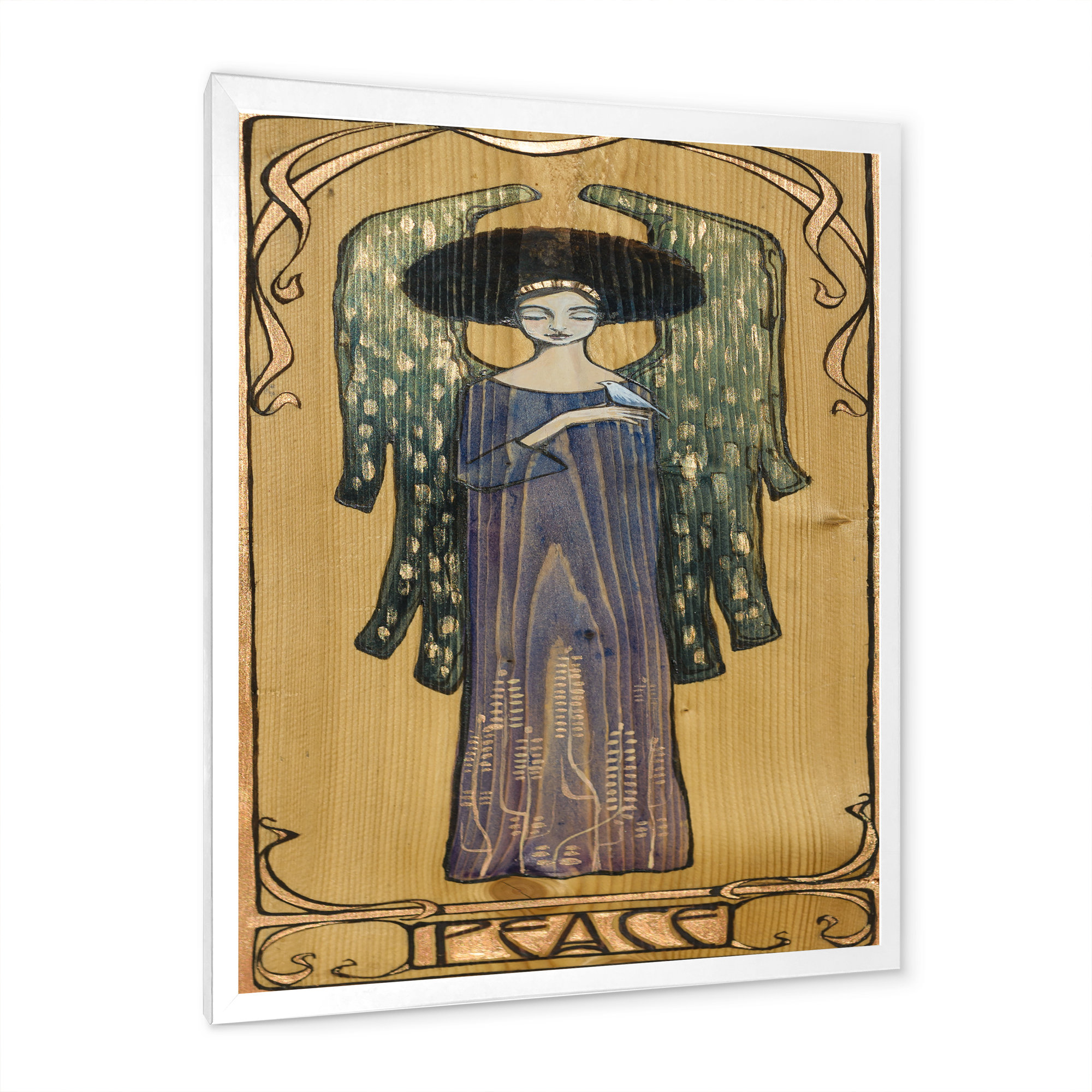Trinx Religious Angel Klimt Art Religious Angel Klimt Art - Print on ...
