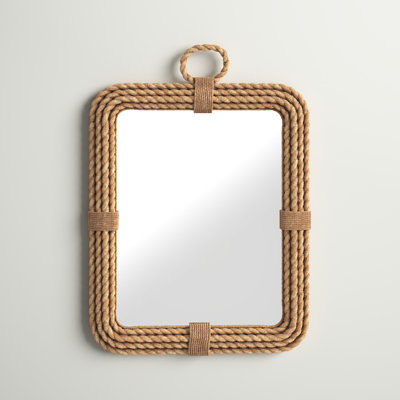 Sand & Stable Bristol Rectangle Rope Wall Mirror & Reviews | Wayfair