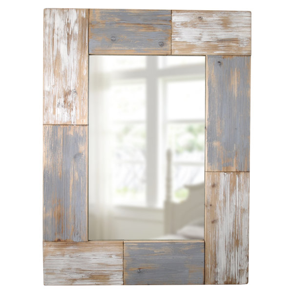 Dovecove Rectangle Wood Mirror & Reviews | Wayfair