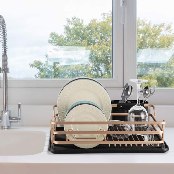 Haitral Metal Dish Rack & Reviews | Wayfair