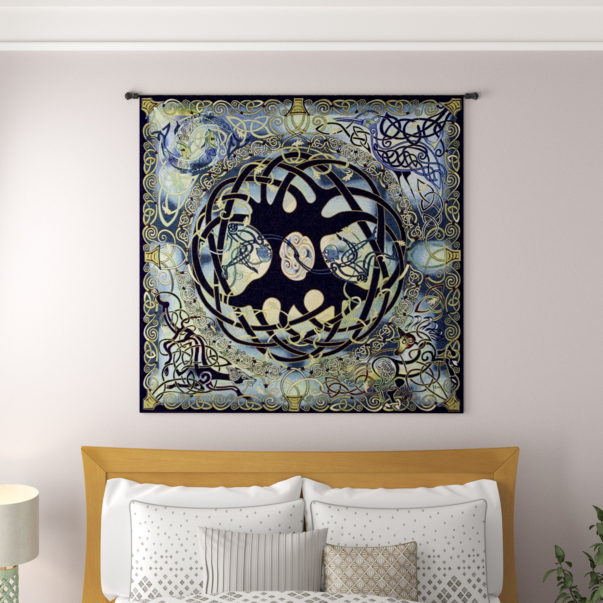 Fine Art Tapestries Classical Celtic Tree of Life by Jen Delyth Designs ...