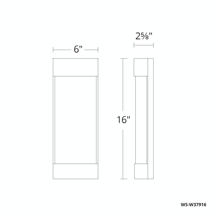 Modern Forms Fathom Aluminum LED Wall Light & Reviews | Wayfair