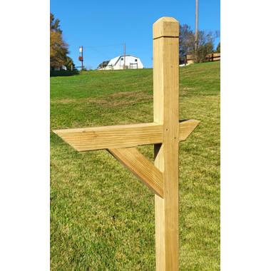 Wilray Designs 81" H In-Ground Decorative Post & Reviews | Wayfair