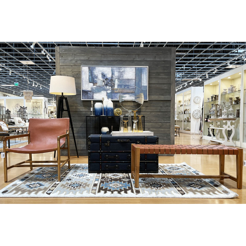 AllModern Sobro Black Metal Narrow Birdcage Style 2 Shelf Console Table ...