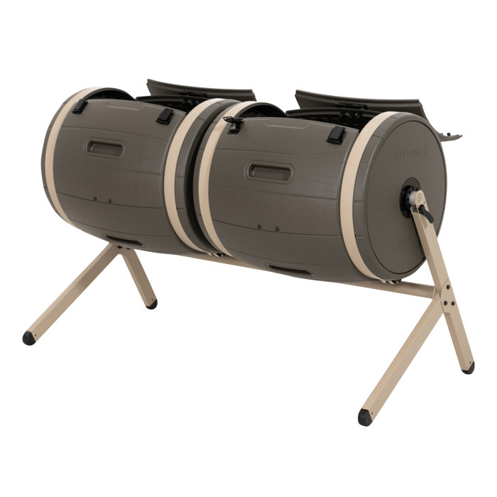 Lifetime Double Bin Rotating Composter & Reviews | Wayfair