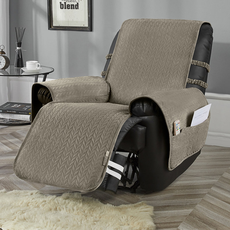 Rebrilliant Box Cushion Recliner Slipcover & Reviews | Wayfair