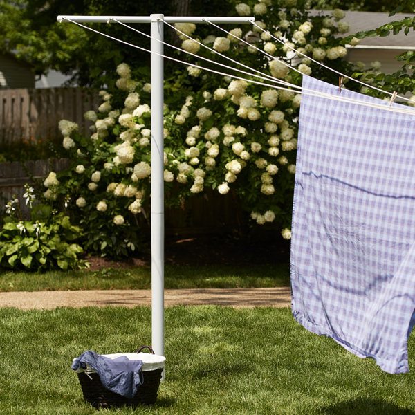 Rebrilliant T-Post Pole Clothesline & Reviews | Wayfair