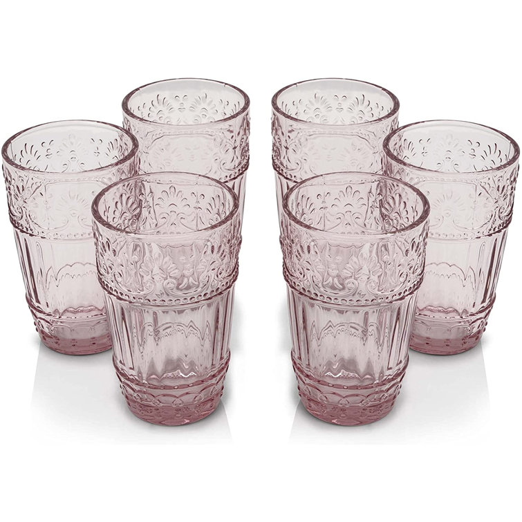 Bloomsbury Market | Glass Tumblers | Set Of 6 Drinking Glasses | 11Oz ...