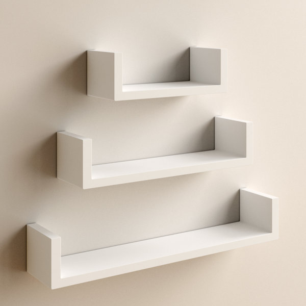 Latitude Run® Ayinde 3 Piece Floating Shelf & Reviews | Wayfair