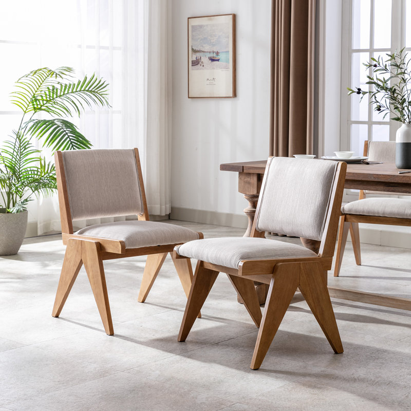 Corrigan Studio® Upholstered Modern Kitchen & Dining Room Chairs With ...